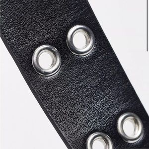 ASOS | Accessories | Nwt Asos Double Row Black Belt | Poshmark